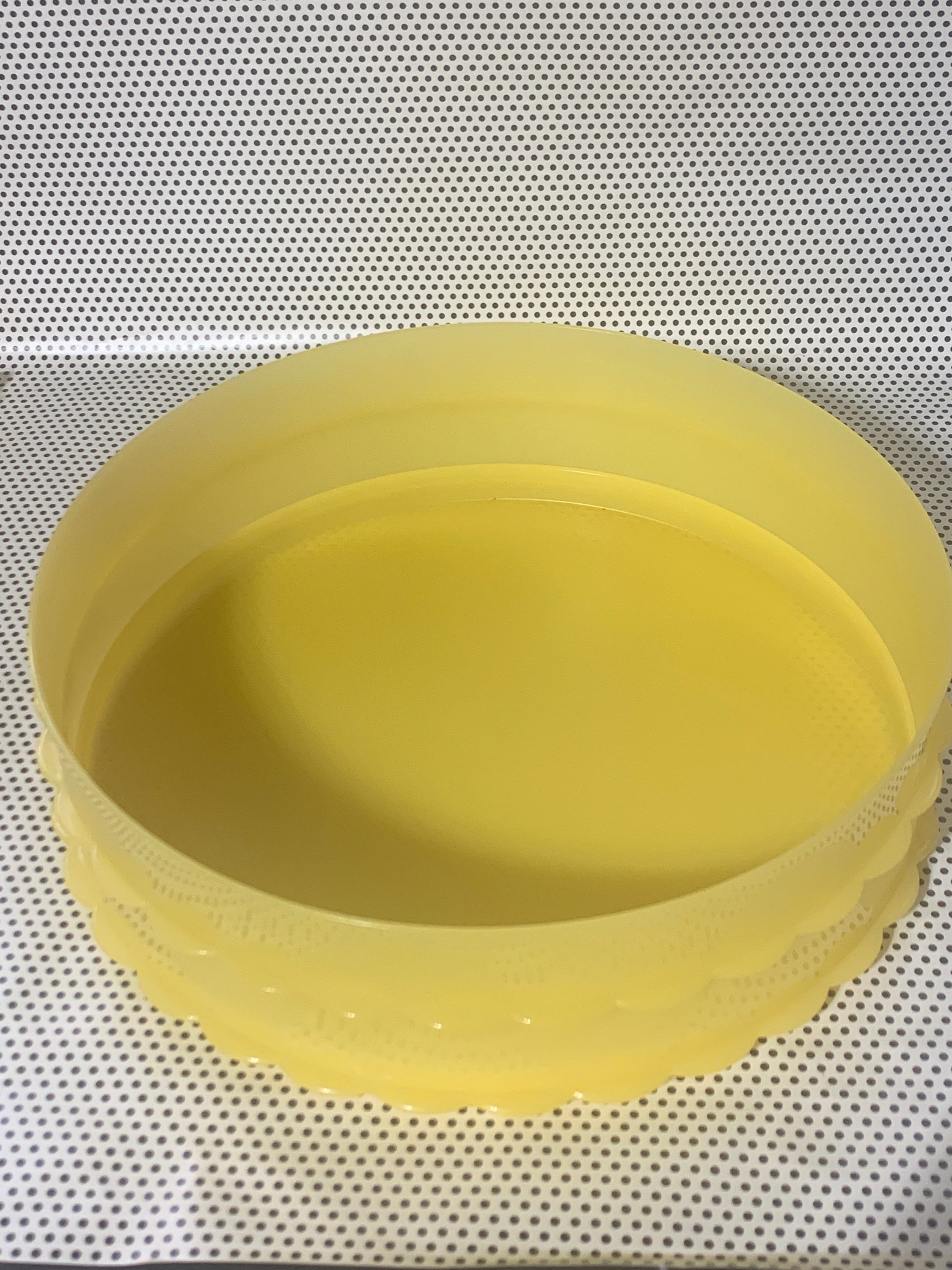 Tupperware Yellow Pie Stacker Cake Stand - Etsy