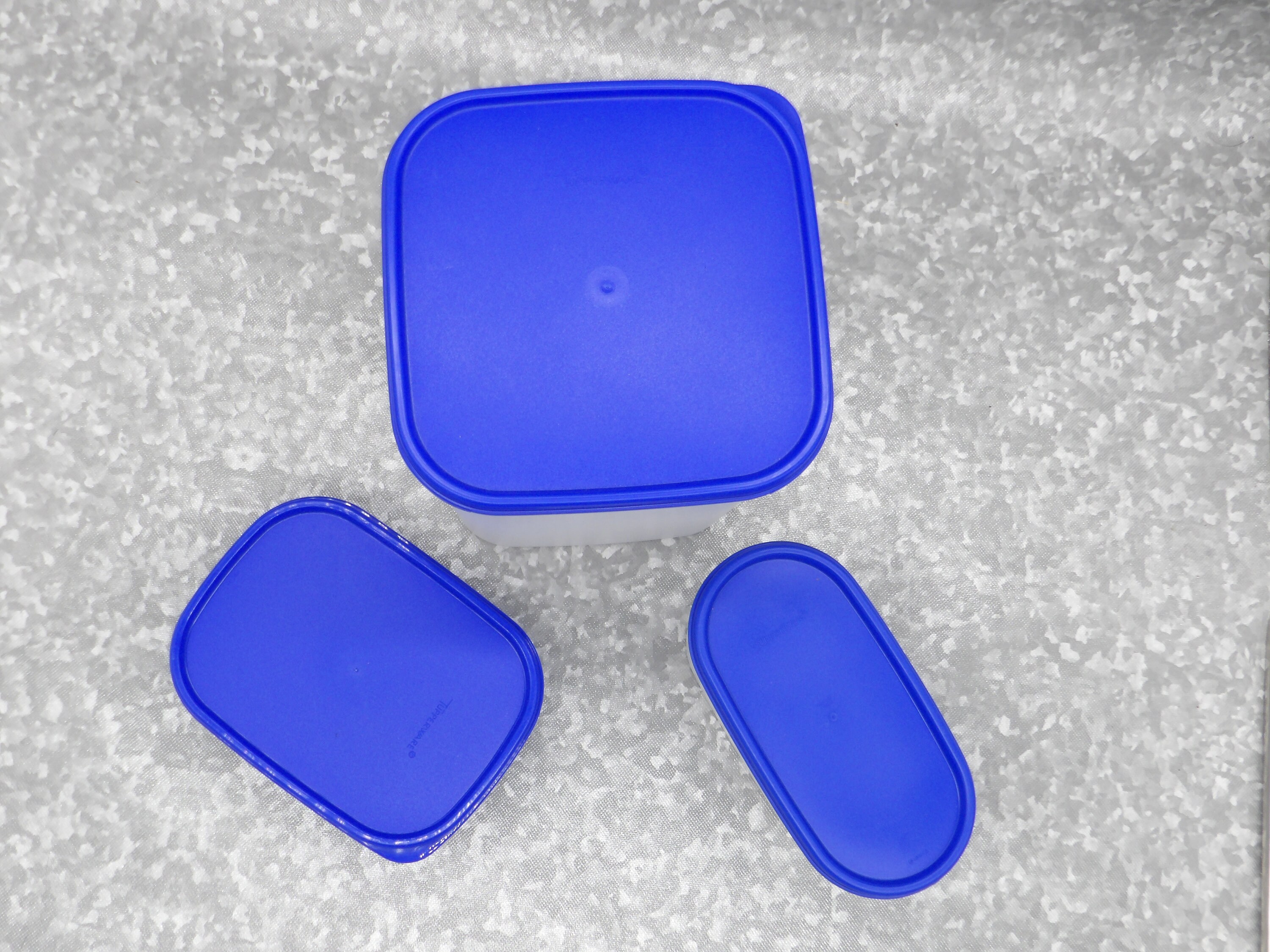 Tupperware Modular Mates Containers Blue 3 - Etsy