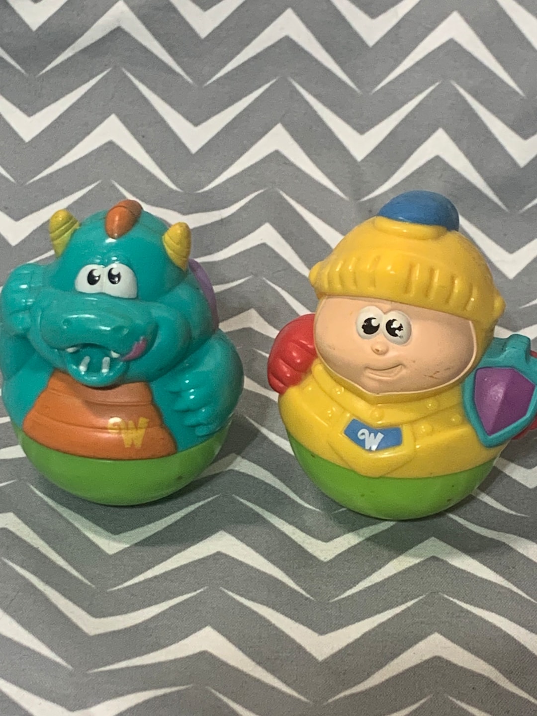 Playskool Weebles Knight and Dragon - Etsy