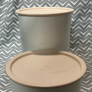 Tupperware Blush Pink Canister Set - Etsy