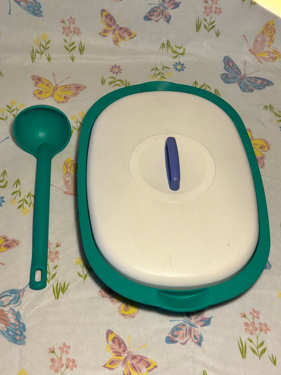 Tupperware Legacy Microwave Server W/ Spoon - Etsy