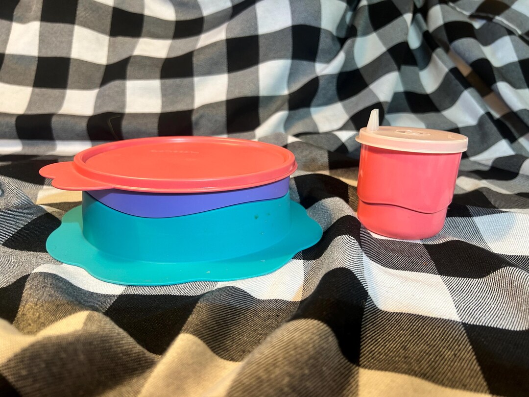 Tupperware Infant/toddler Plate Cup - Etsy