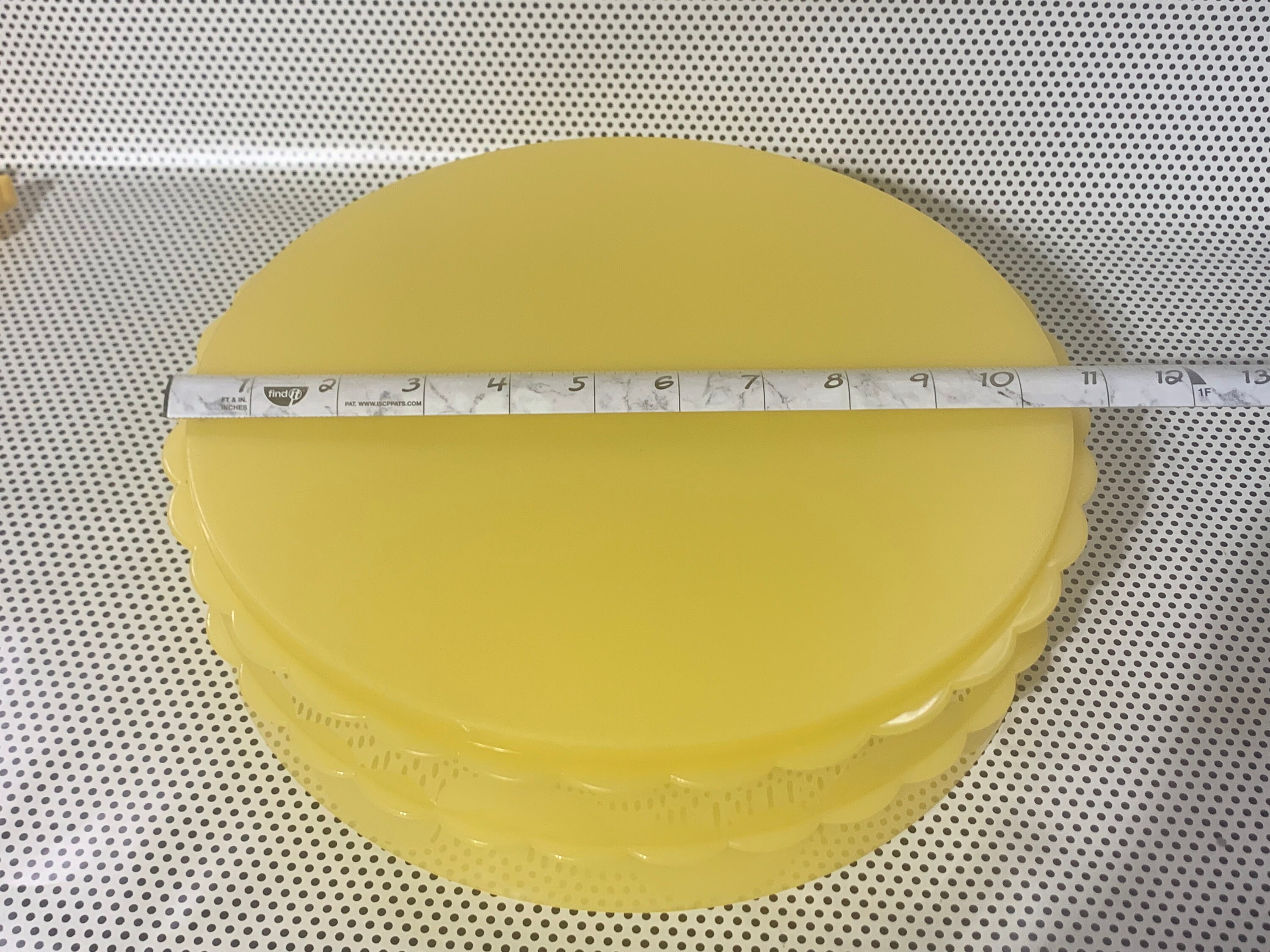 Tupperware Yellow Pie Stacker Cake Stand - Etsy