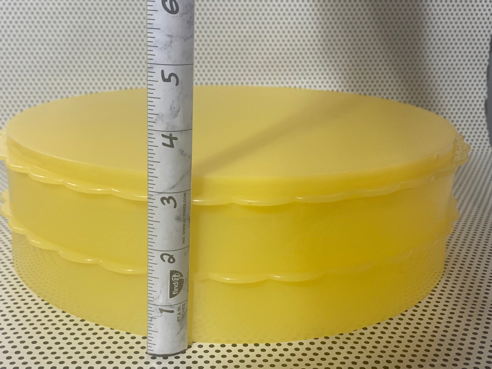 Tupperware Yellow Pie Stacker Cake Stand - Etsy