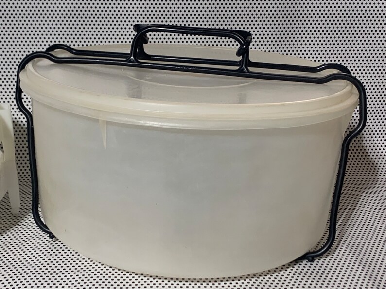 Tupperware Carry-all With Pie Rack & Handle - Etsy