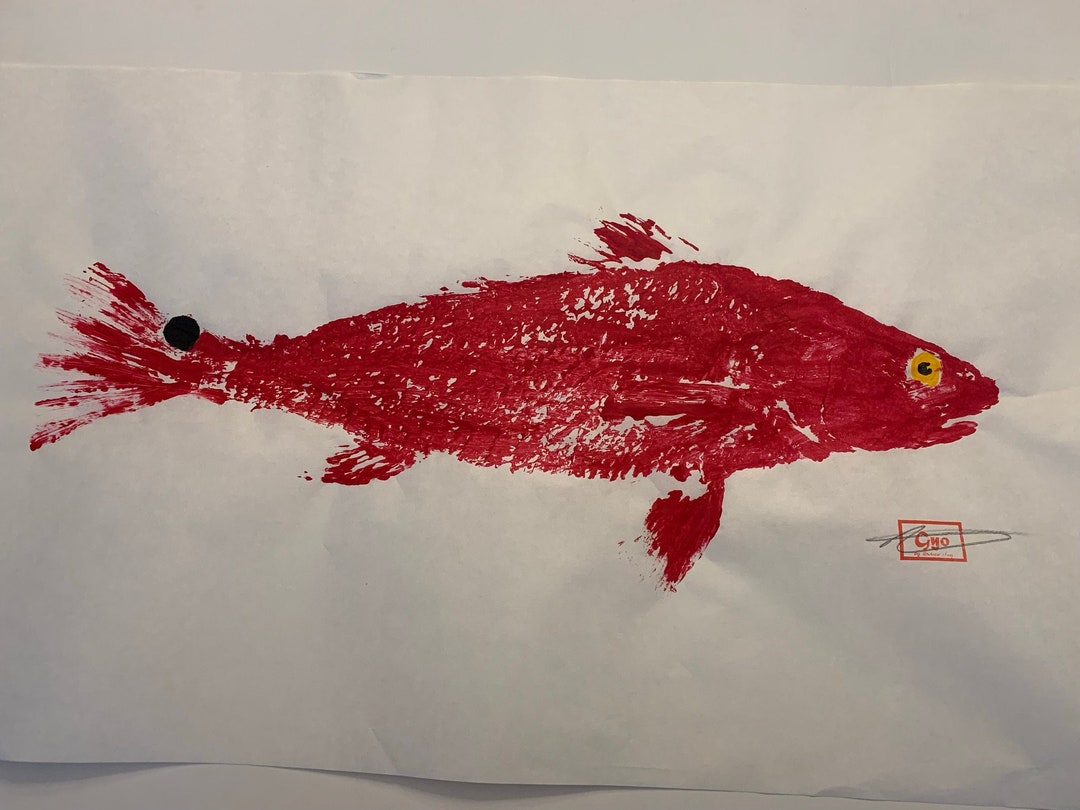 Red Fish/red Drum/gifts for Fishermen/gifts/beach House Sign/beach Art ...