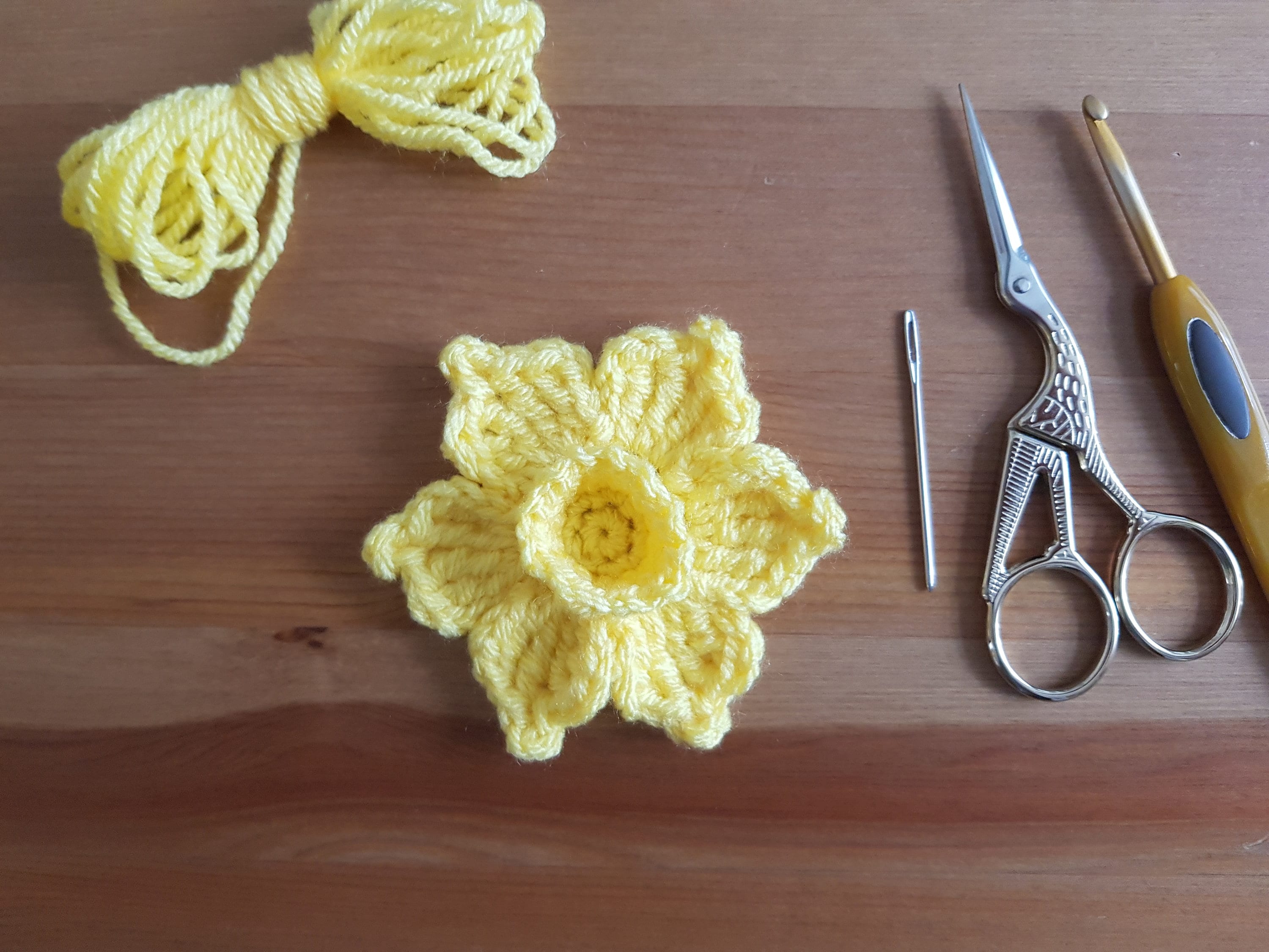 Beginner Friendly Crochet Daffodil Pattern PDF DOWNLOAD - Etsy