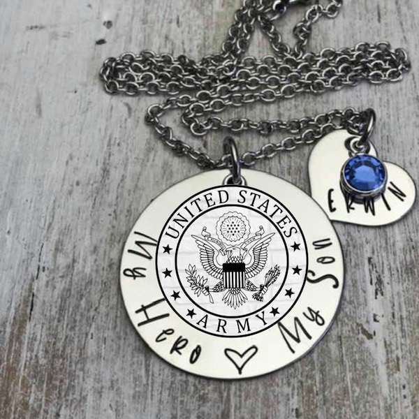 Military Necklace - Etsy