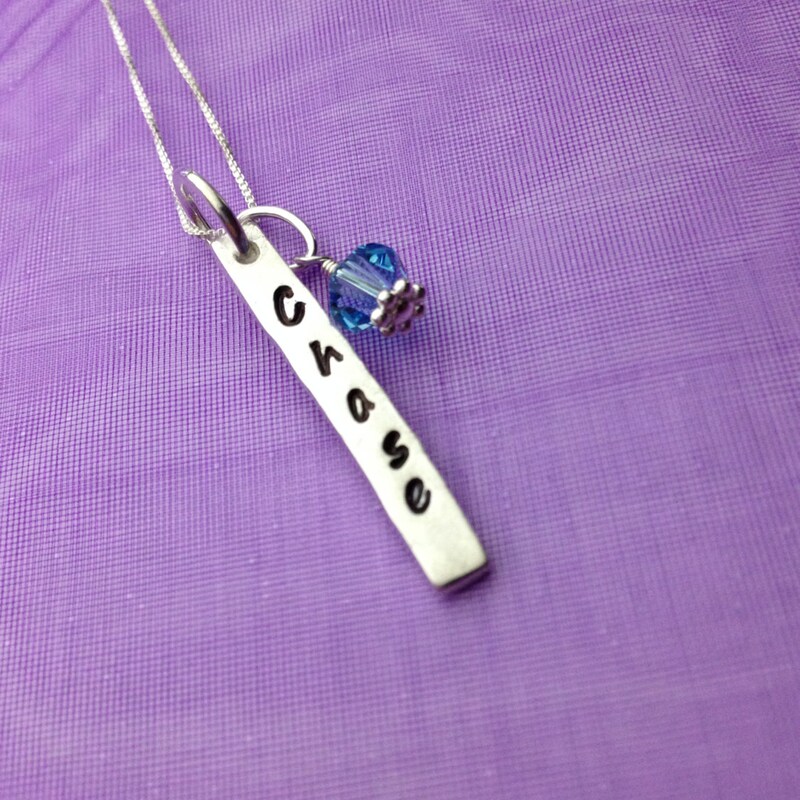 Hand Stamped Bar - Etsy