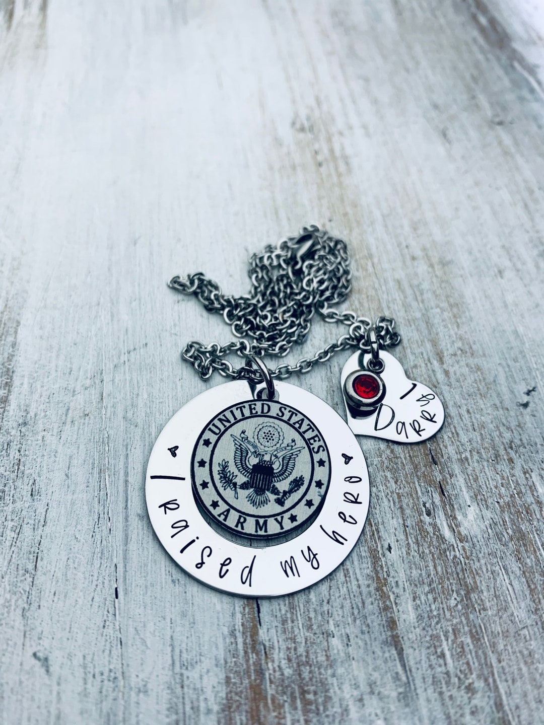 Army Mom Necklace, I Raised My Hero, Key Chain, U.S. Army Mom, Military ...