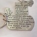 Father Daughter Key Ring and Necklace Set-personalized Hand Stamped ...