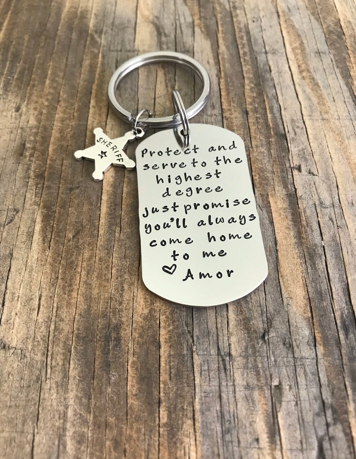 Custom Deputy Sheriff Gift Protect and Serve to the Highest - Etsy