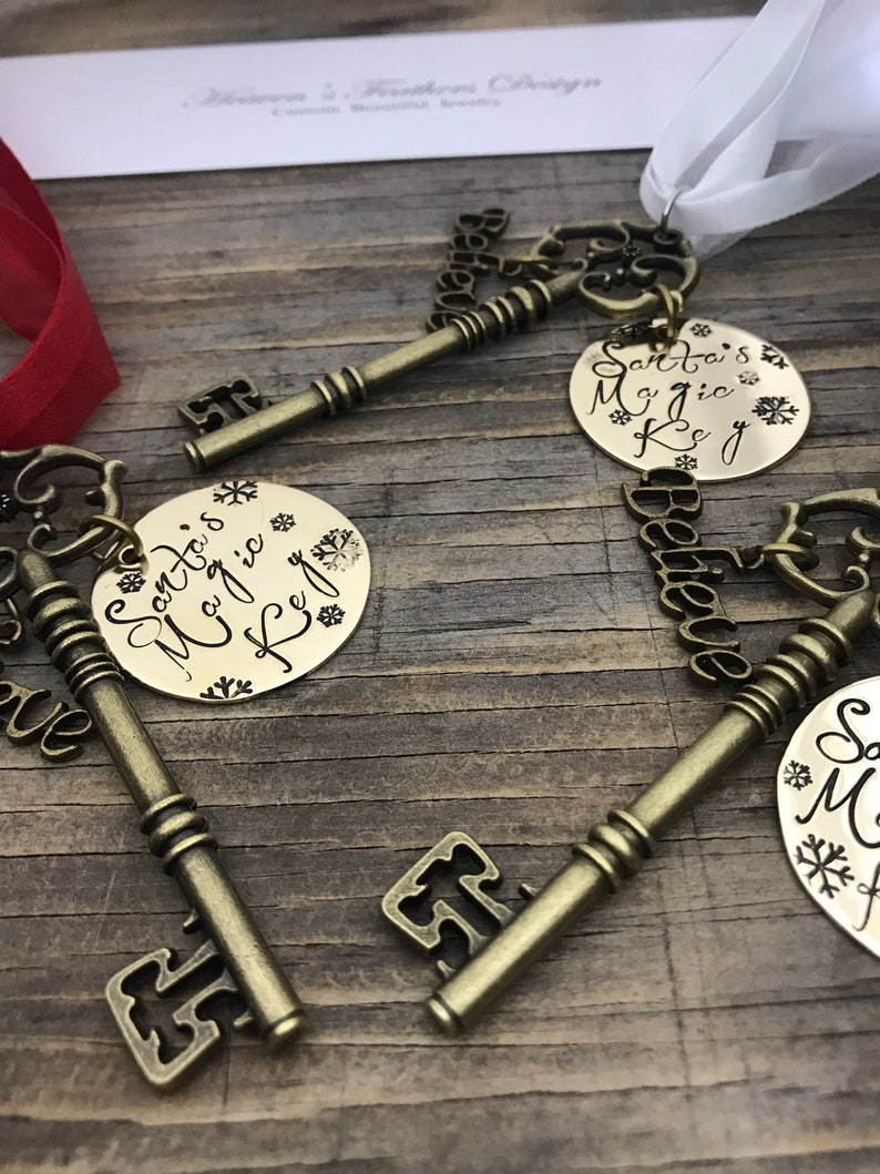 Santa's Magic Key Christmas Key Keepsake Ornament | Etsy