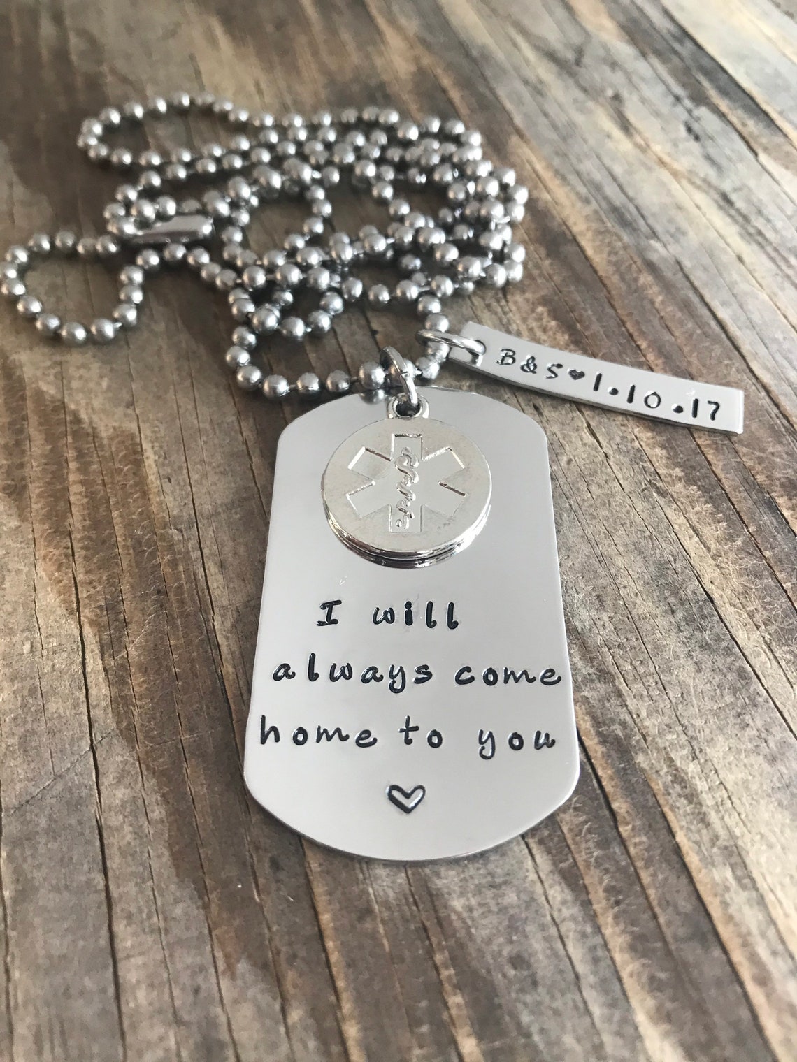 First Responder Dog Tag Police Officer Fire Fighter EMT | Etsy