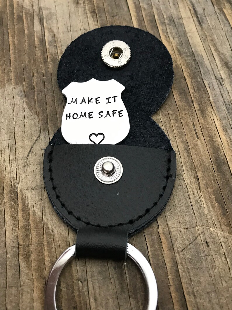 Police Badge Token With Case-make It Home Safe, Police Officer, Thin ...