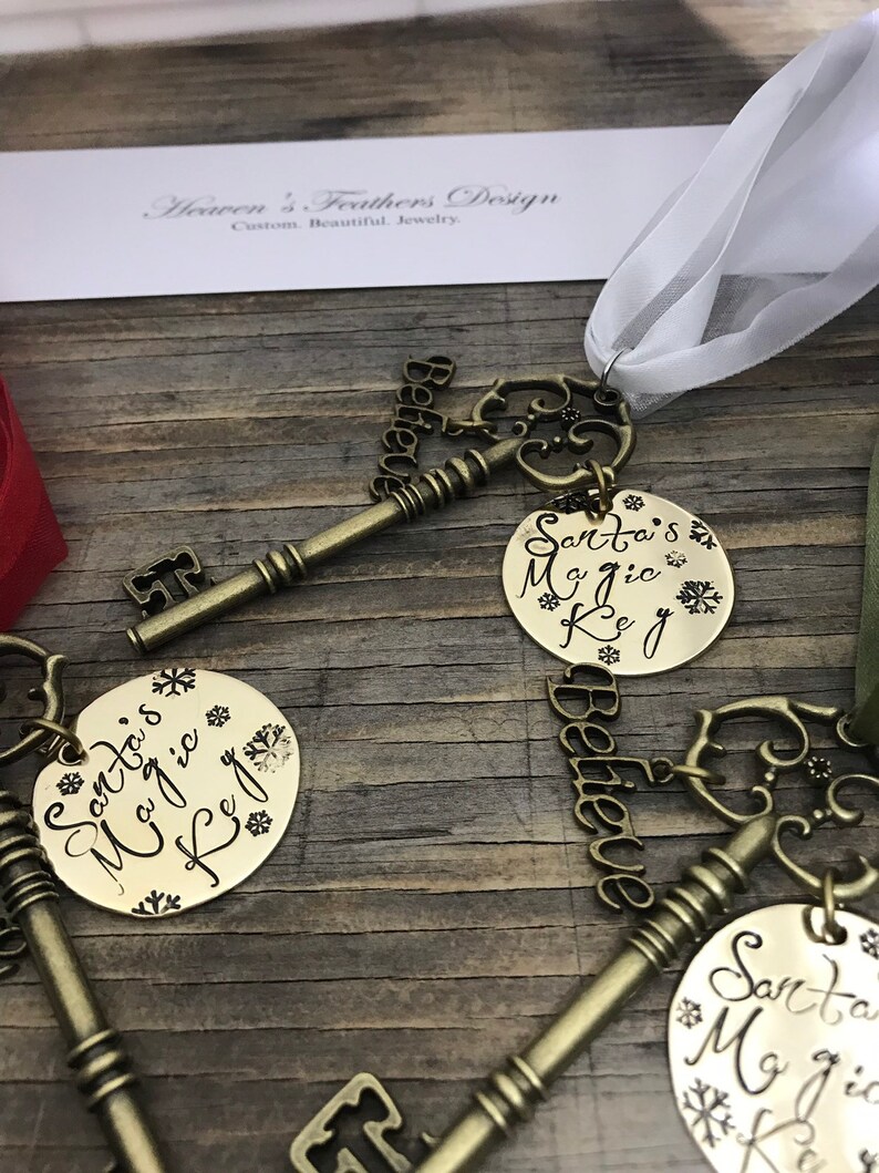 Santa's Magic Key Christmas Key Keepsake Ornament | Etsy