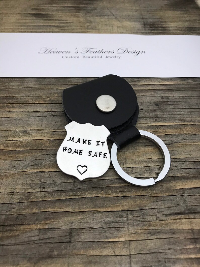 Police Badge Token With Case-make It Home Safe Police - Etsy