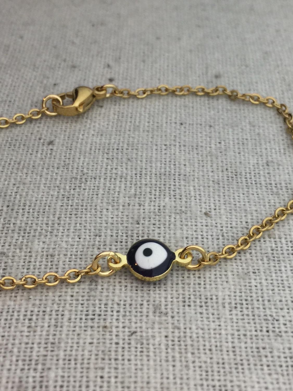 Evil Eye Necklace- Evil Eye Bracelet-dainty-minimalist Jewelry ...