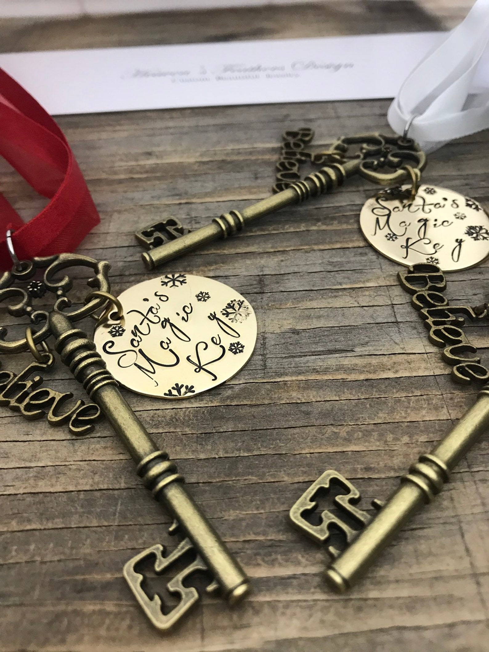 Santa's Magic Key Christmas Key Keepsake Ornament | Etsy