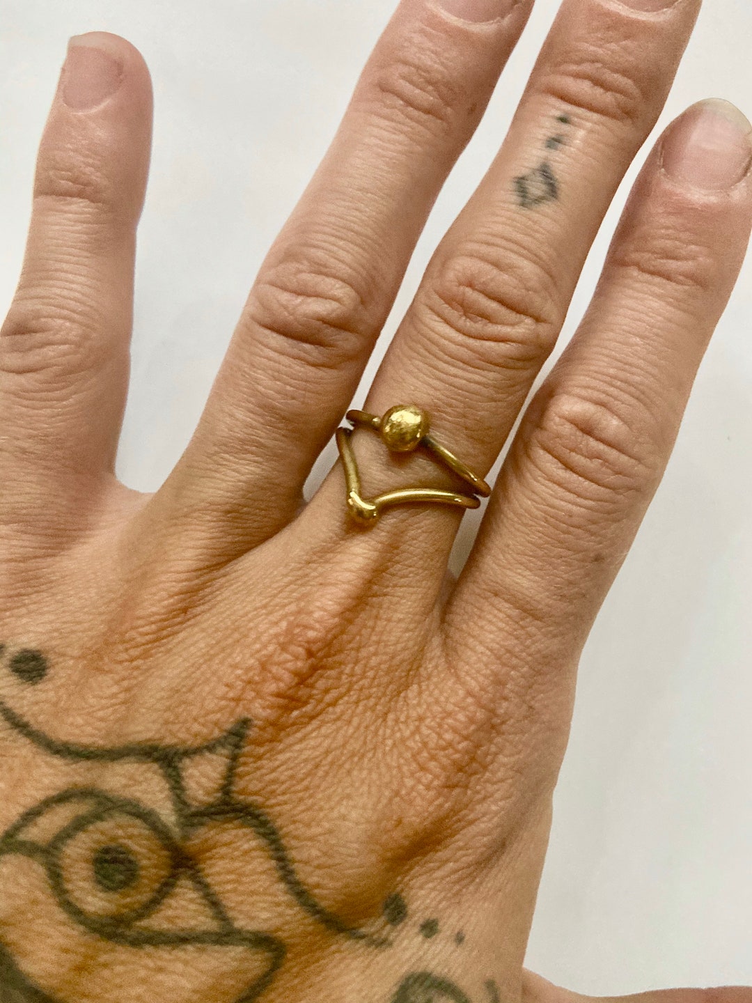 Pointed Stacking Ring - Etsy