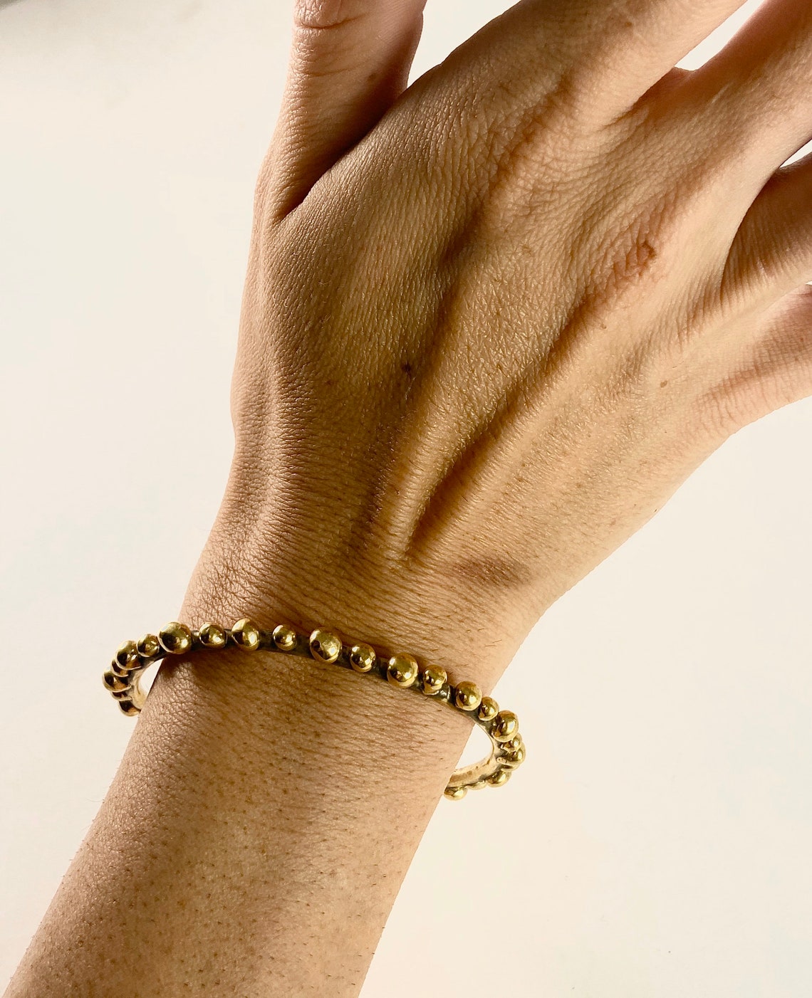 Bronze Gypsy Bangle | Etsy