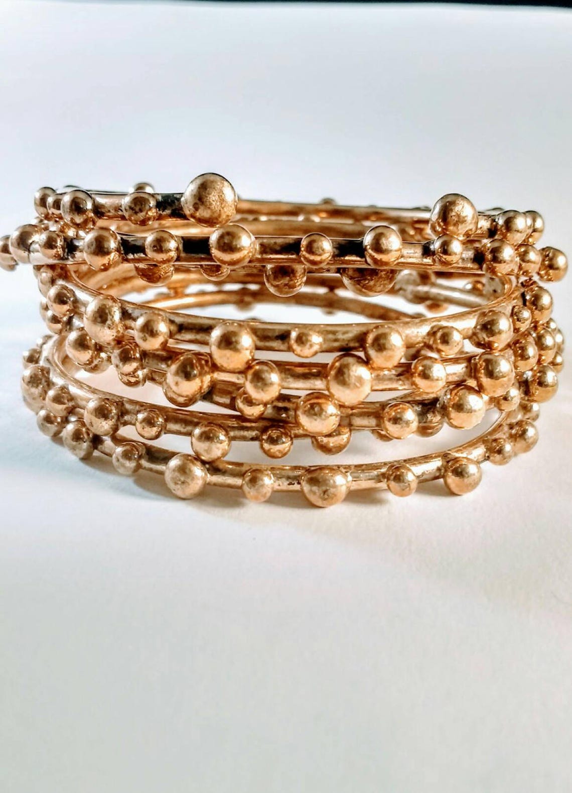 Bronze Gypsy Bangle | Etsy