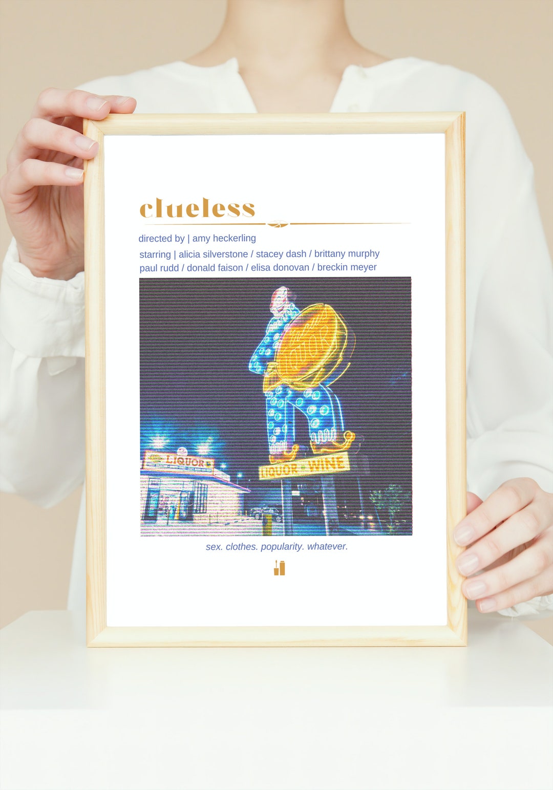 Clueless | Minimalist 90s Movie Poster | Instant Download | Boho Chic ...