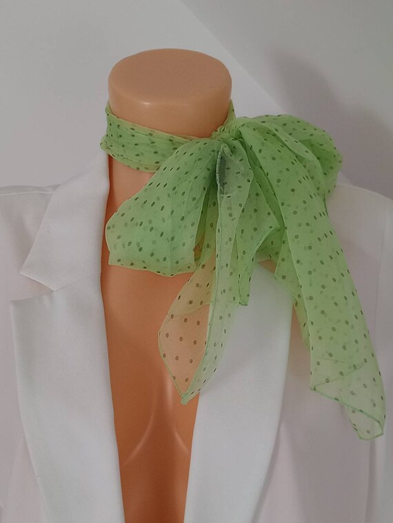 Gorgeous Marc Rozier Silk Chiffon Scarf - Gem