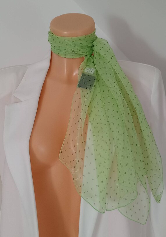 Gorgeous Marc Rozier Silk Chiffon Scarf - Gem