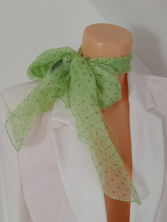 Gorgeous Marc Rozier Silk Chiffon Scarf - Gem