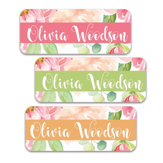 School Labels School Name Labels Waterproof School Labels | Etsy Singapore