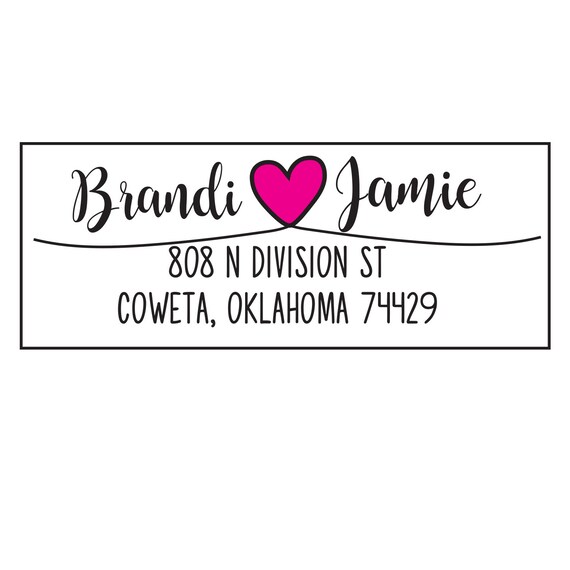 Return Address Labels Wedding Labels Just Married Address | Etsy