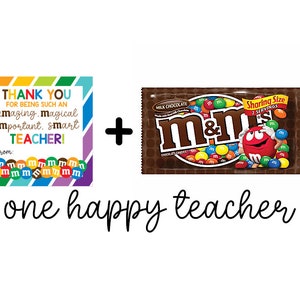 Teacher Appreciation Printable Tag | Teacher Rainbow Tags | Staff Gift ...