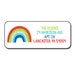 Custom Rainbow Address Labels, Trendy Rainbow Stickers, Mailing Labels ...