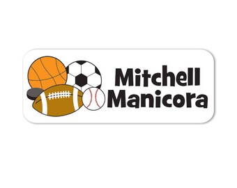 Personalized School Stickers Waterproof Labels Boy Name | Etsy