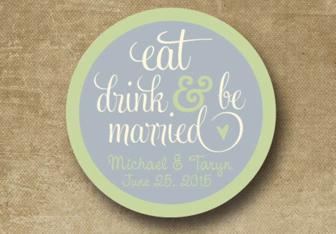 Personalized Wedding Stickers Custom Wedding Labels Wedding | Etsy