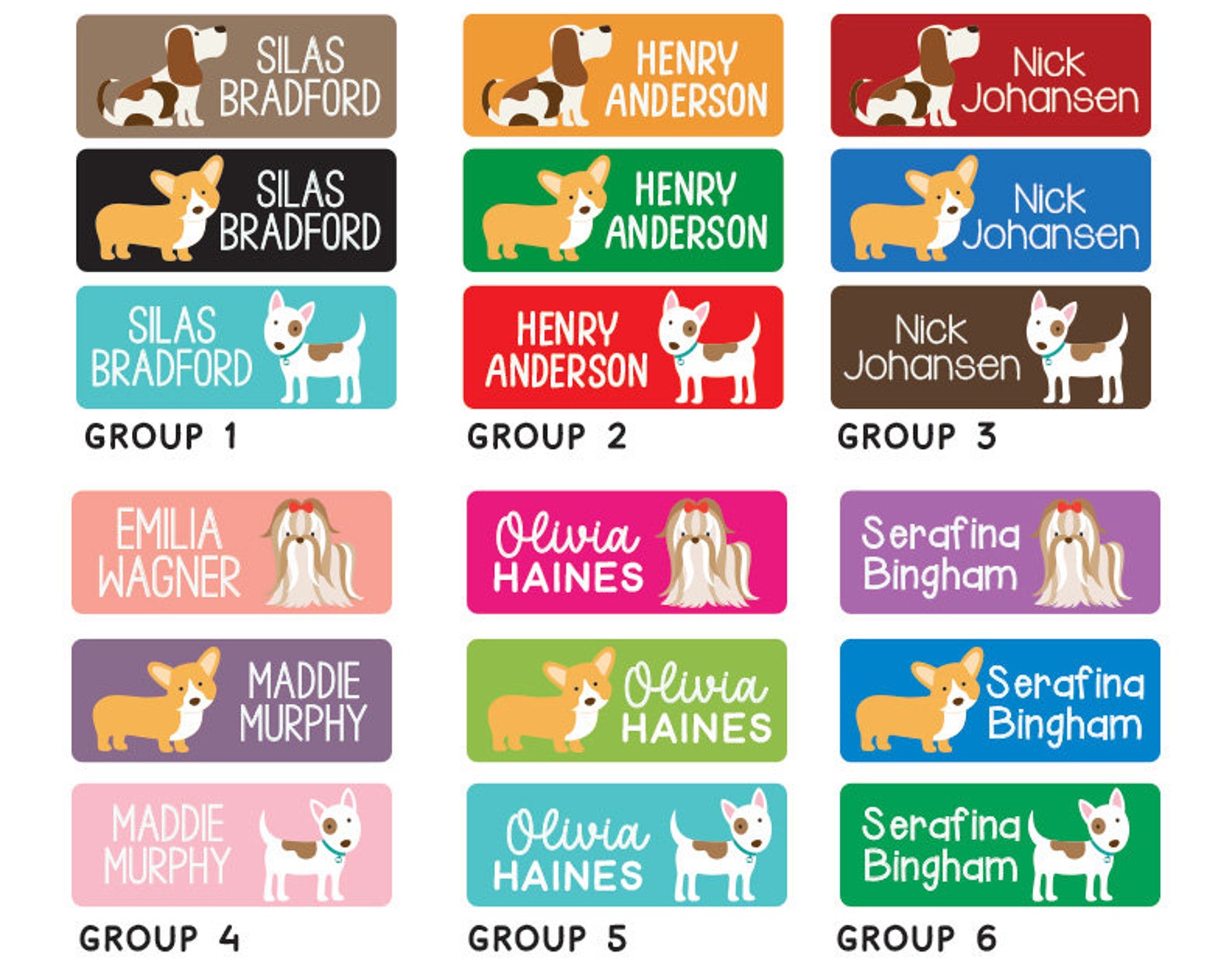 Waterproof Name Labels for School, Camp and Daycare | 30 Dishwasher ...