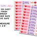 Dishwasher Safe Name Labels | Press and Stick Multi Use Custom Name ...