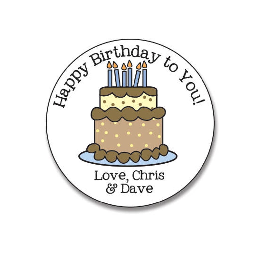 Birthday Cake Labels Gift Stickers For Birthday Present Birthday birthday-cake-labels-gift-stickers-for-birthday-present-birthday