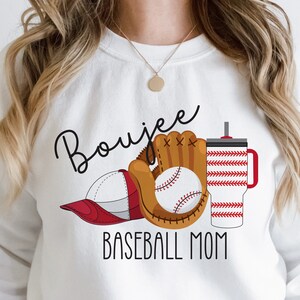 Boujee Baseball Mom PNG File | Baseball Mama Digital File | Stanley ...