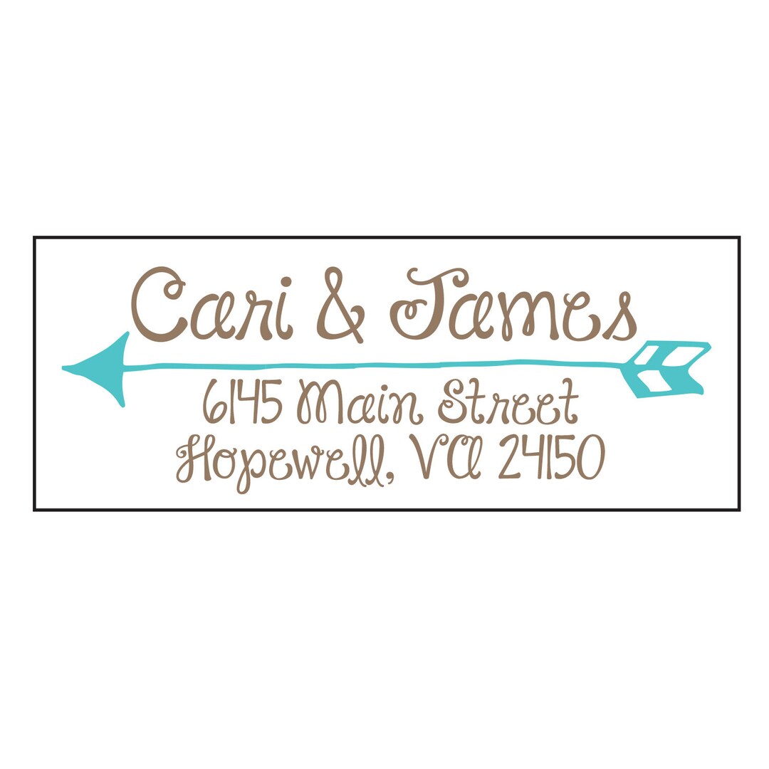 Tribal Arrow Address Labels, Personalized Return Mailing Stickers ...