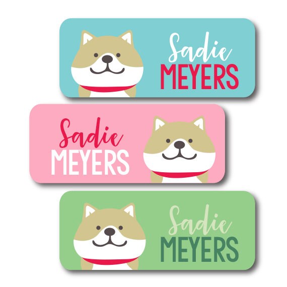 Waterproof School Labels for Girls Name Labels for Daycare | Etsy