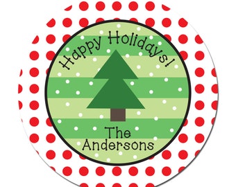 Polka Dot Labels | Etsy