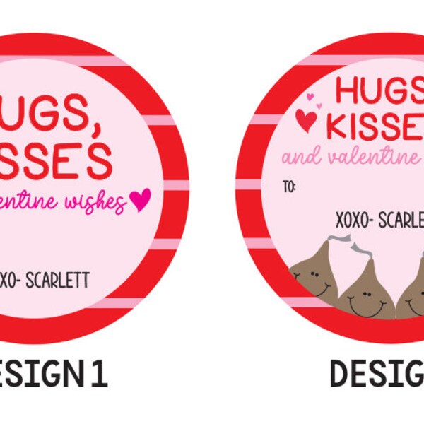 Kisses Stickers - Etsy