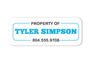 Property of Label | Etsy