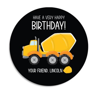 Happy Birthday Stickers | Custom Birthday Gift Labels | Kids Birthday ...