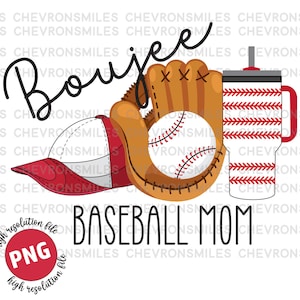 Boujee Baseball Mom PNG File | Baseball Mama Digital File | Stanley ...