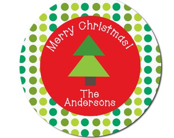 Polka Dot Labels | Etsy