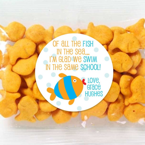 Goldfish Valentine - Etsy