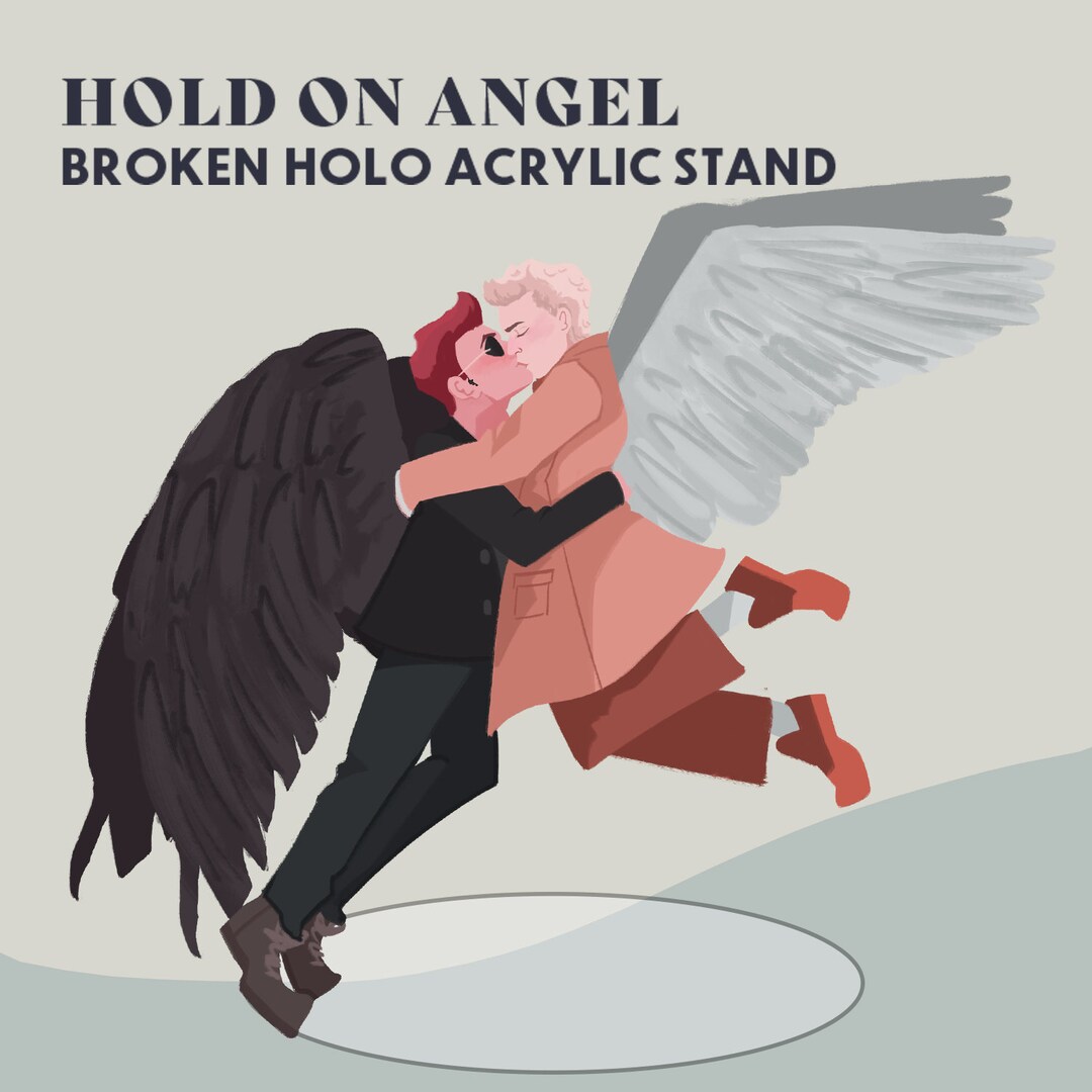 Hold on Angel Acrylic Stand - Etsy